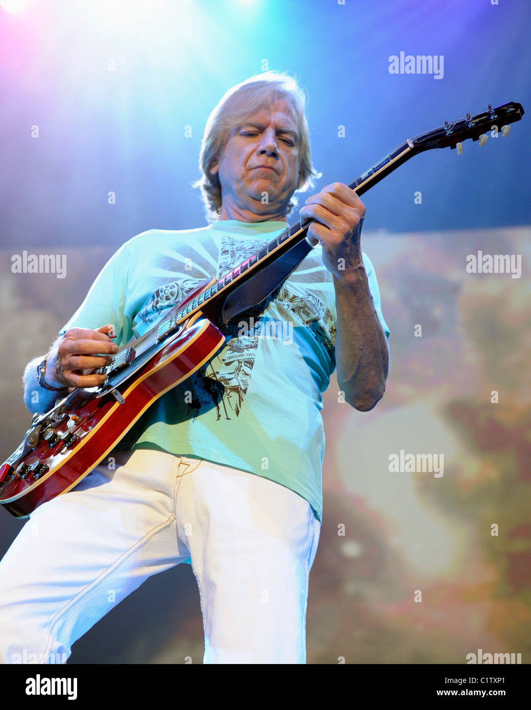 David Justin Hayward of The Moody Blues perform live at the Molson ...