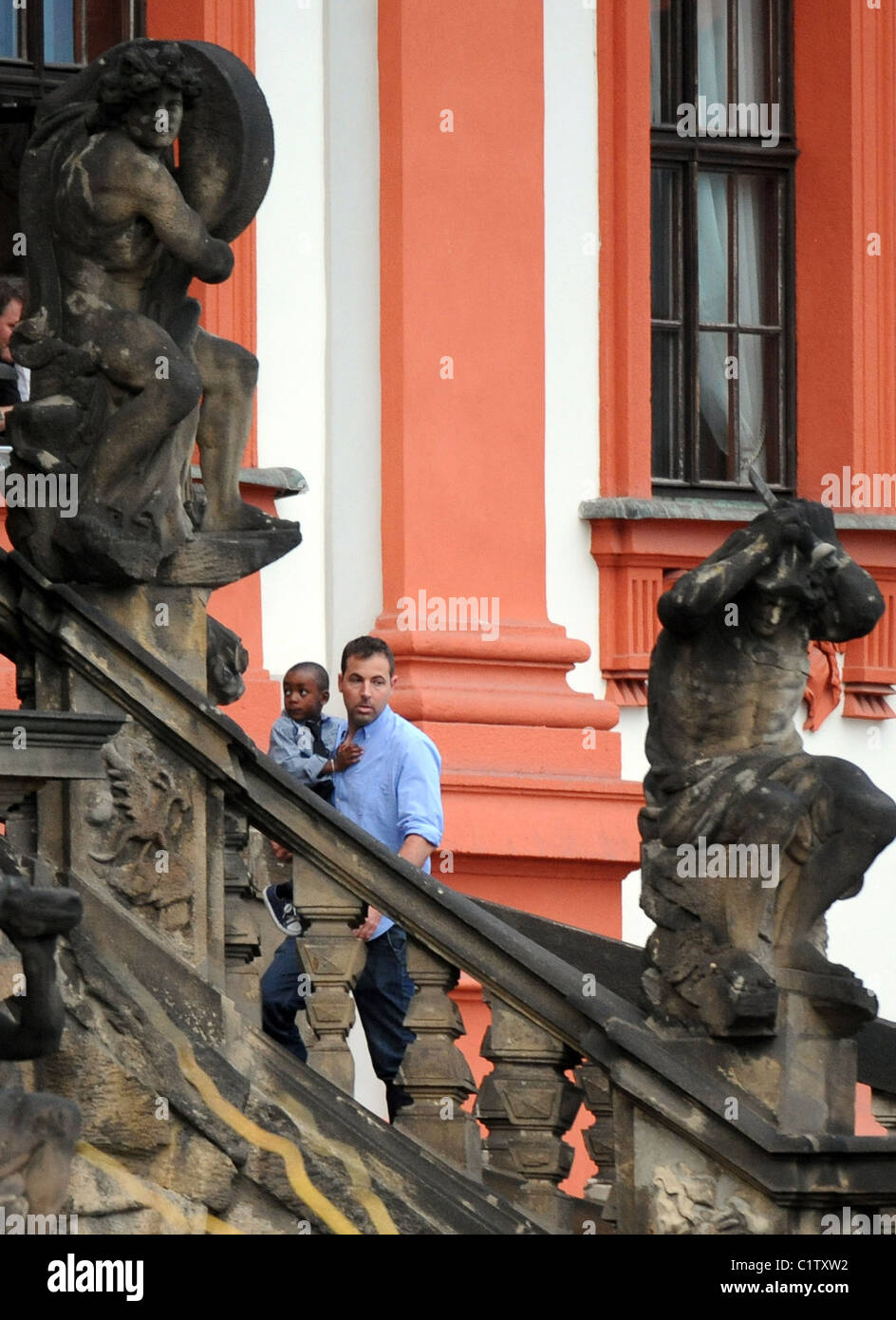 David Banda is carried by a minder into Troja Castle. To attend a ...
