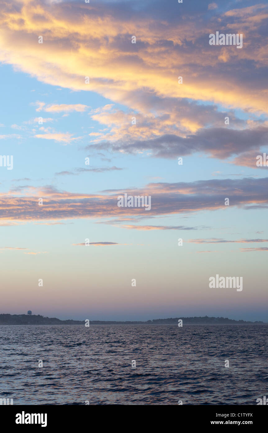 early evening sea scape Stock Photo - Alamy