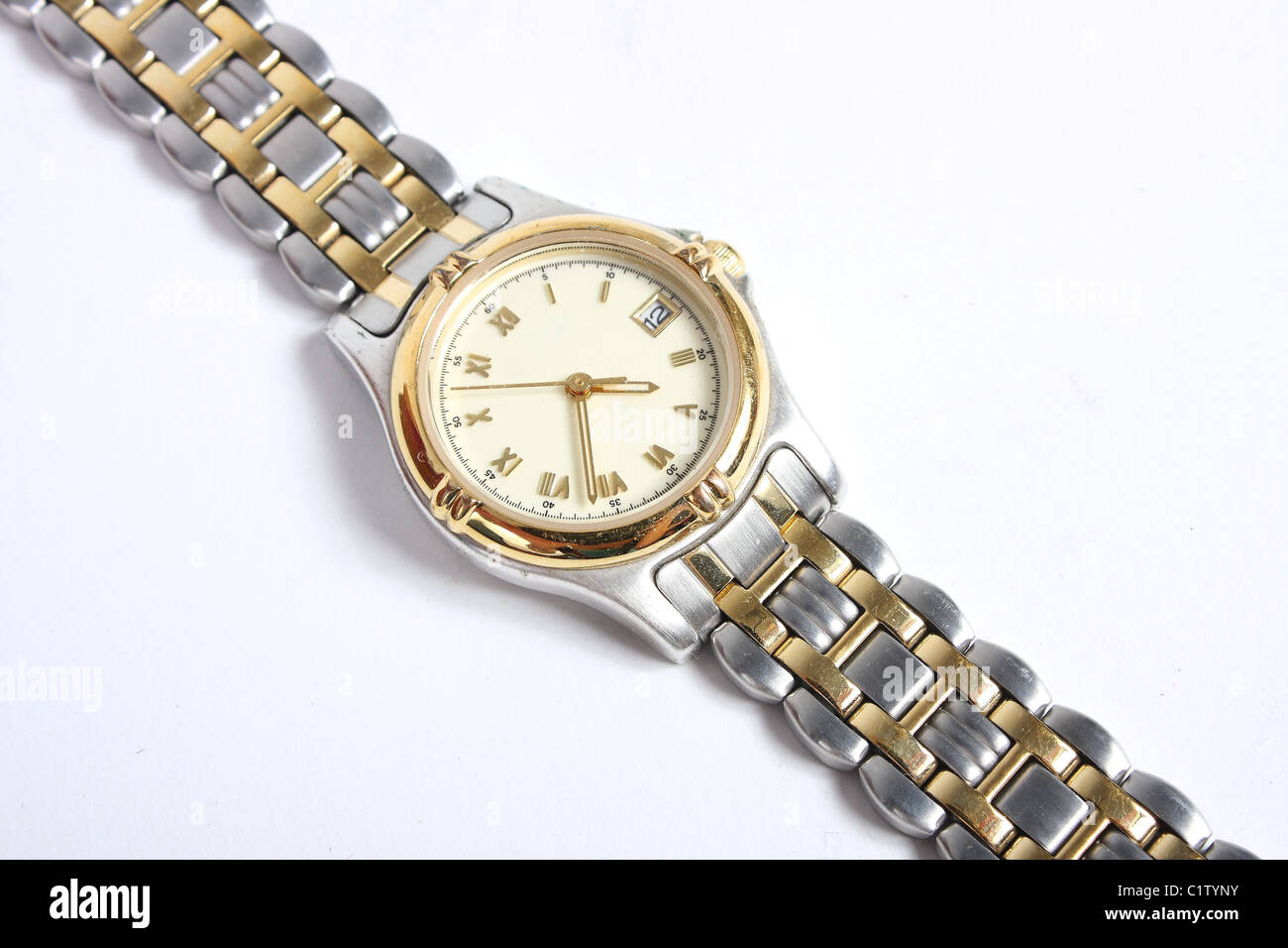 Gold wrist watch cut out hi-res stock photography and images - Alamy