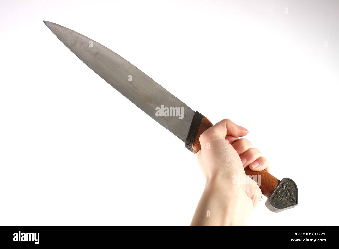 The Viking Scramasax dagger, a weapon and tool carried by both Saxons ...