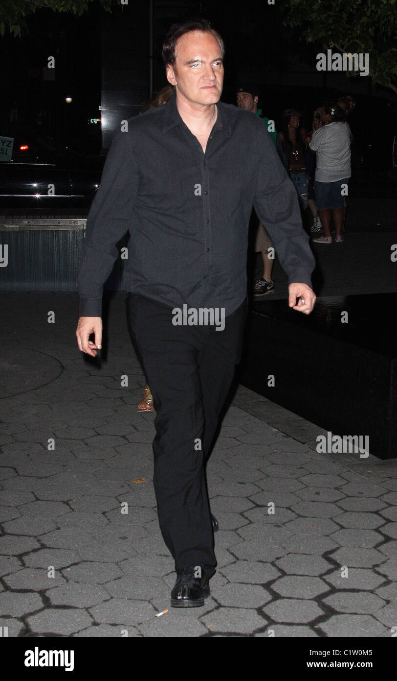 Quentin Tarantino arrives for the 'Inglourious Basterds' Q&A session ...
