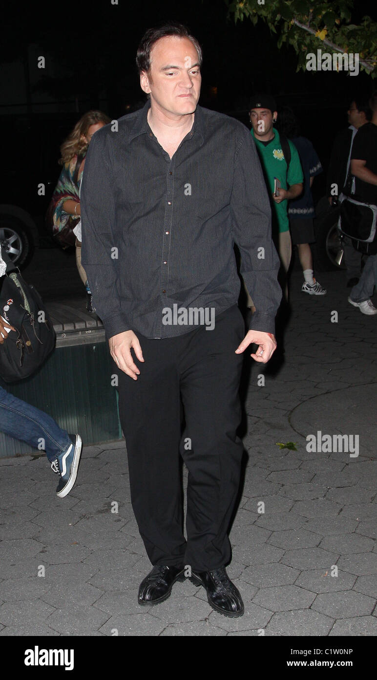 Quentin Tarantino arrives for the 'Inglourious Basterds' Q&A session ...