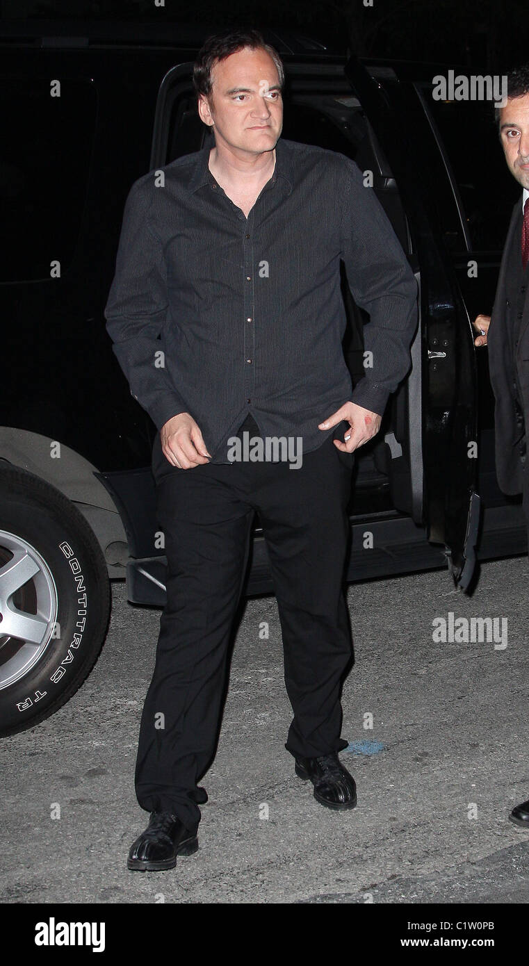 Quentin Tarantino arrives for the 'Inglourious Basterds' Q&A session ...