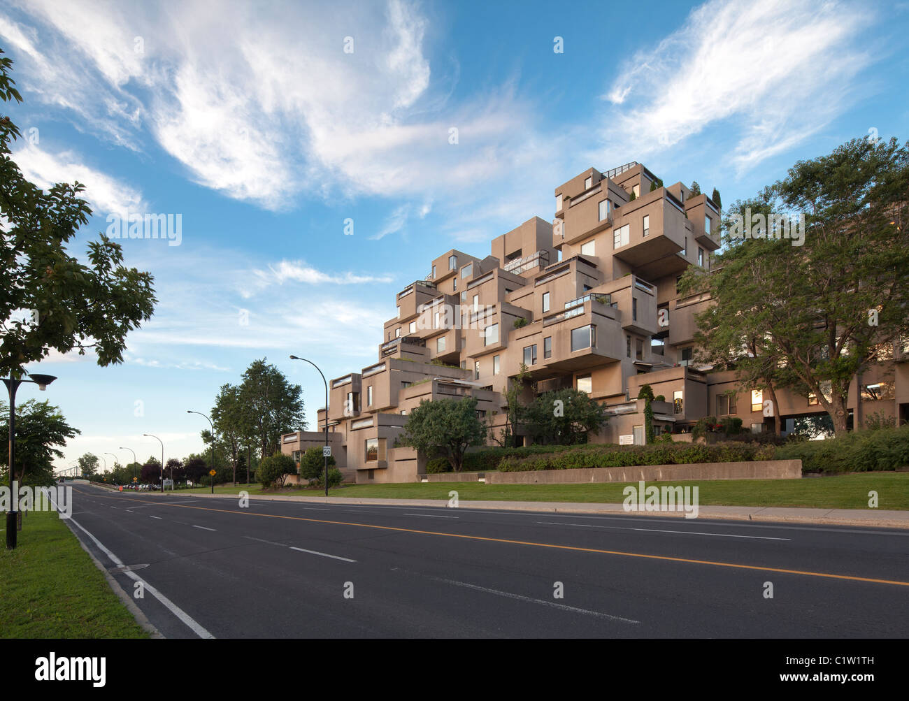 Habitat 67 housing buildings at Montreal, Quebec, Canada by Moshe ...