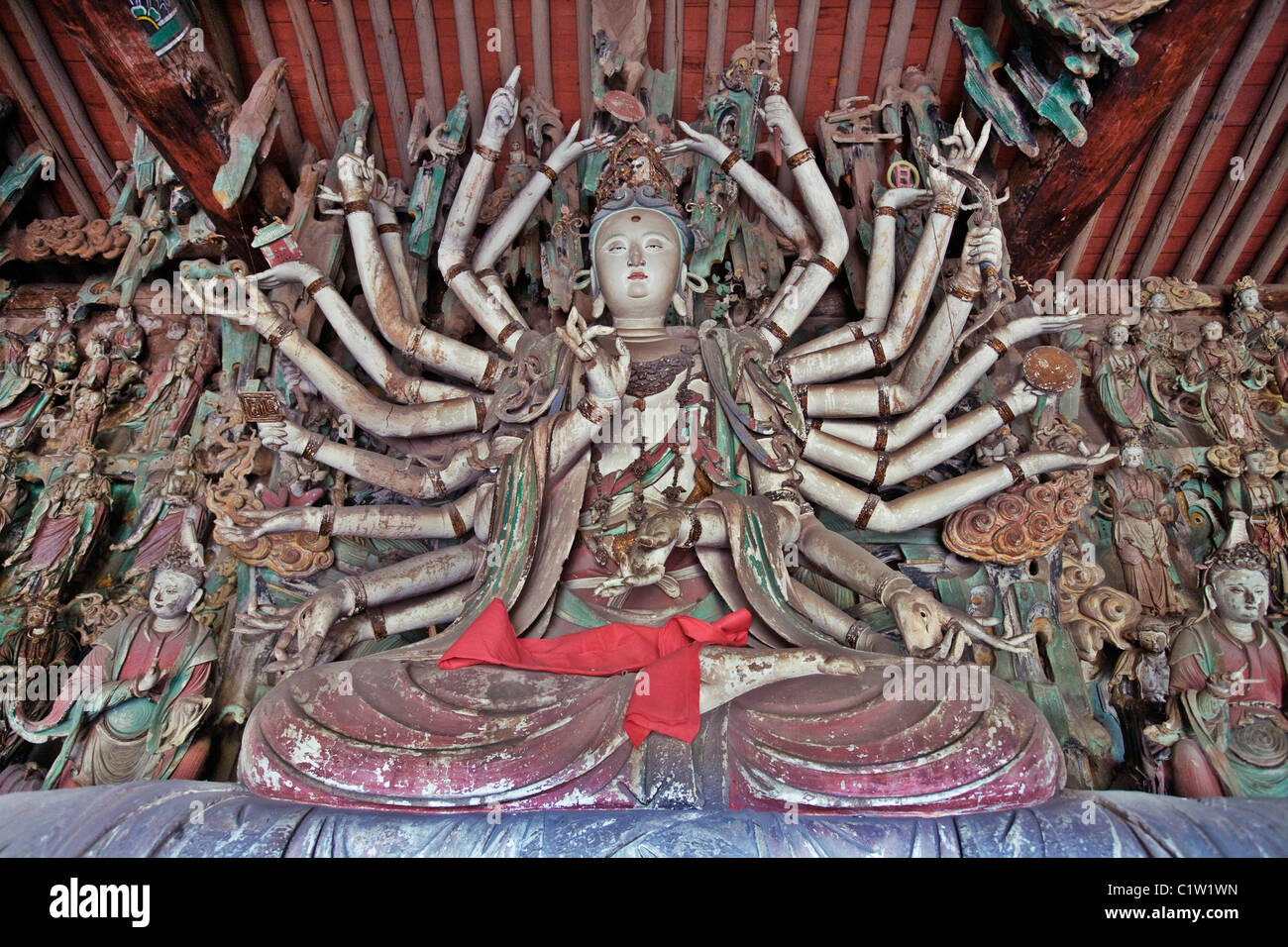 Pingyao shuanglin temple hi-res stock photography and images - Alamy