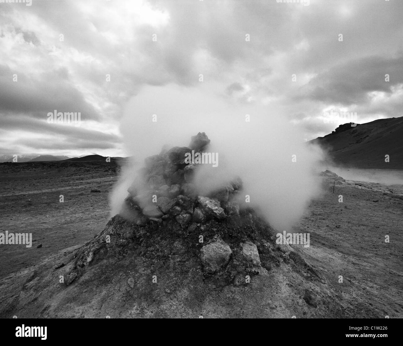 Fumarole vents Black and White Stock Photos & Images - Alamy