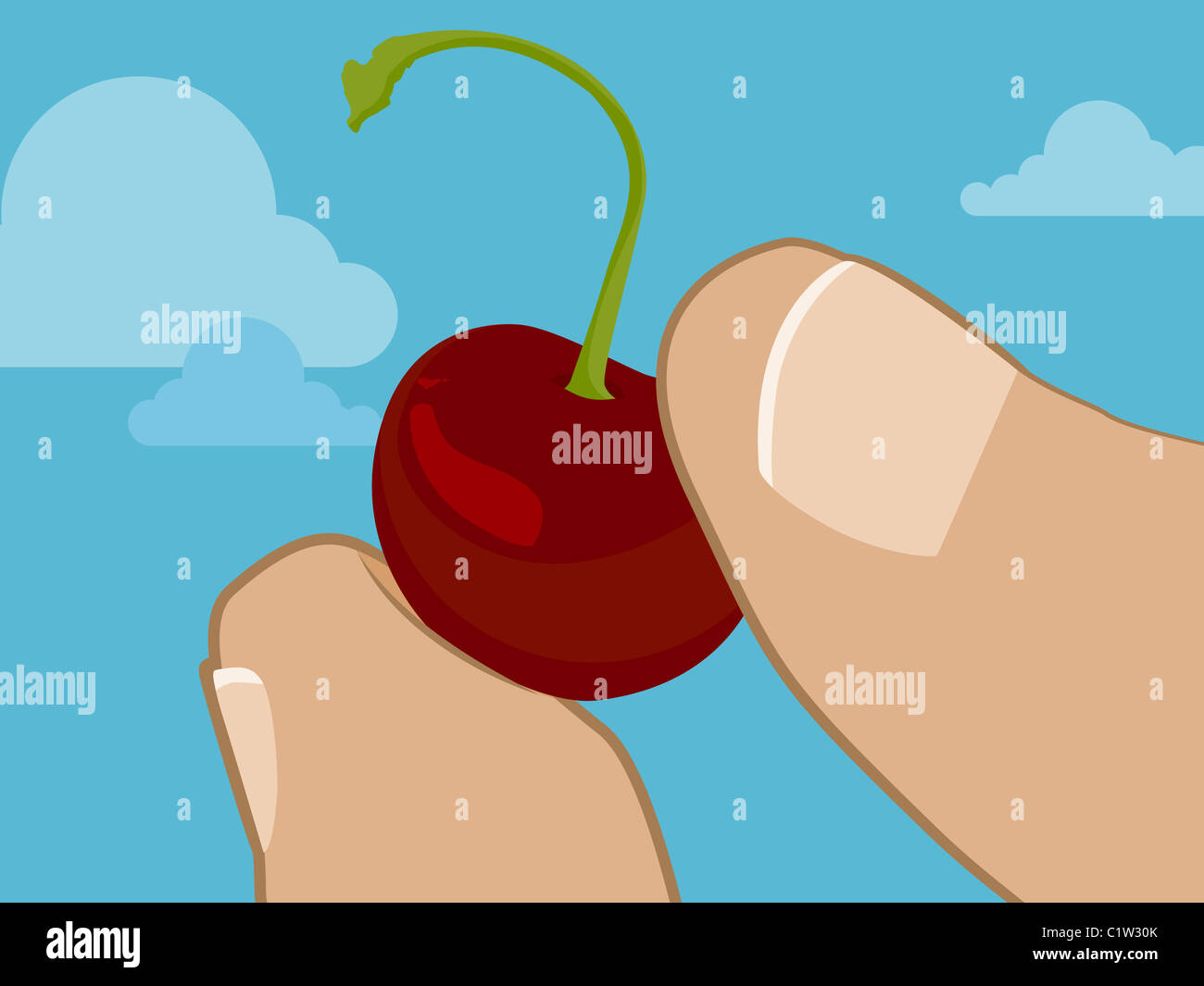 Cherry picker fruit hi-res stock photography and images - Alamy