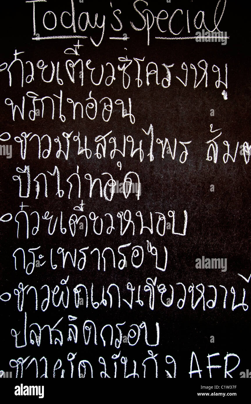 Thai Characters