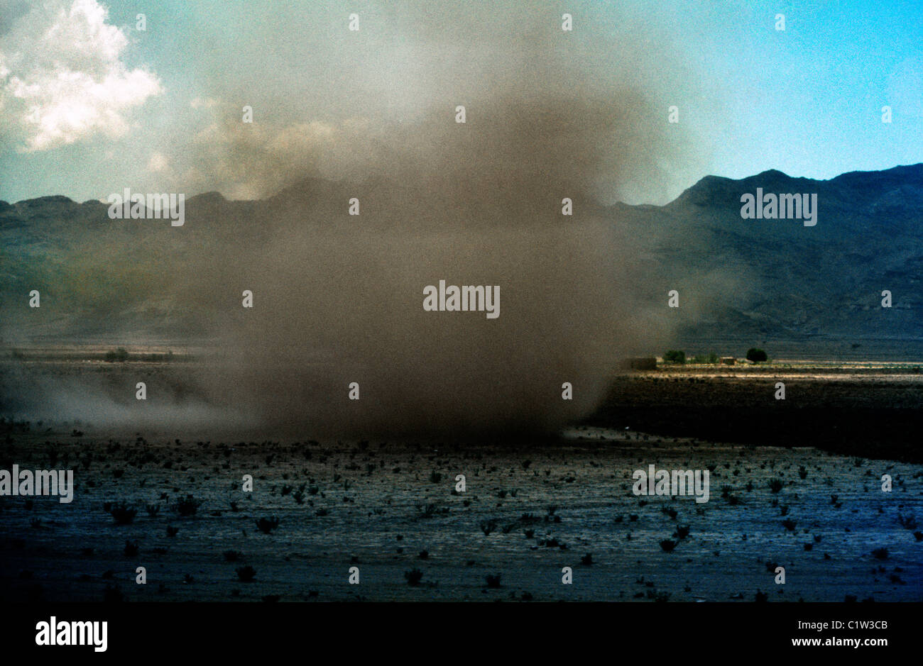 Desert Yemen Dust Devil Stock Photo - Alamy