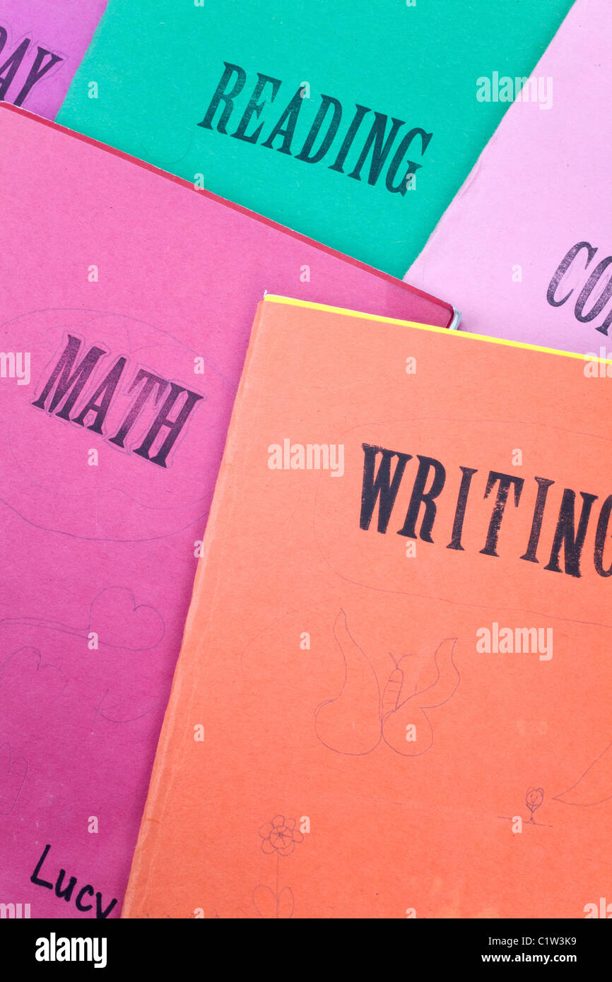 Textbook close up for background Stock Photo - Alamy