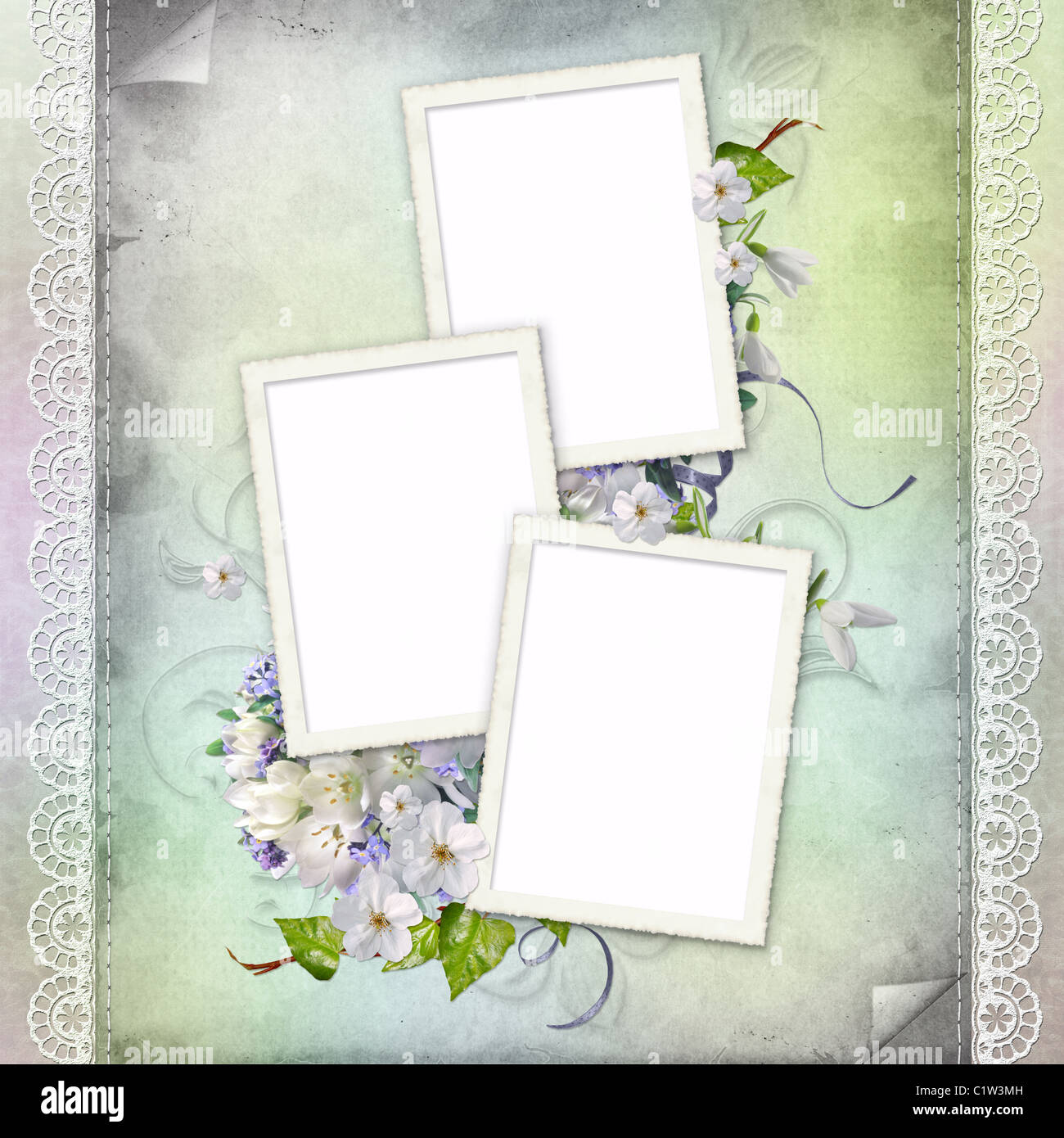 Beautiful frame three photos hi-res stock photography and images - Alamy