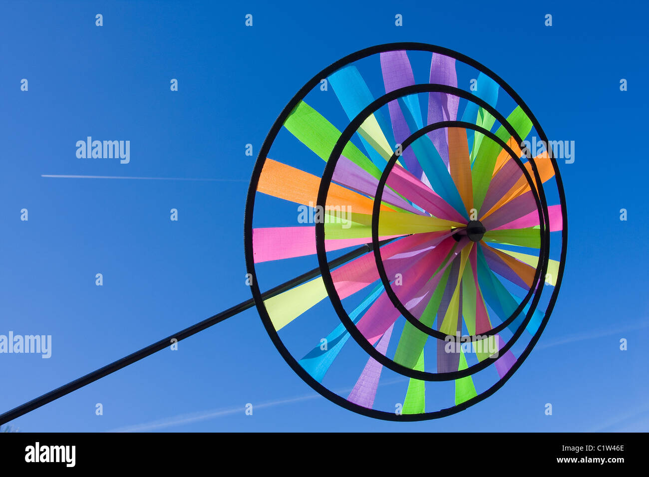 Colorful wind mill Stock Photo - Alamy