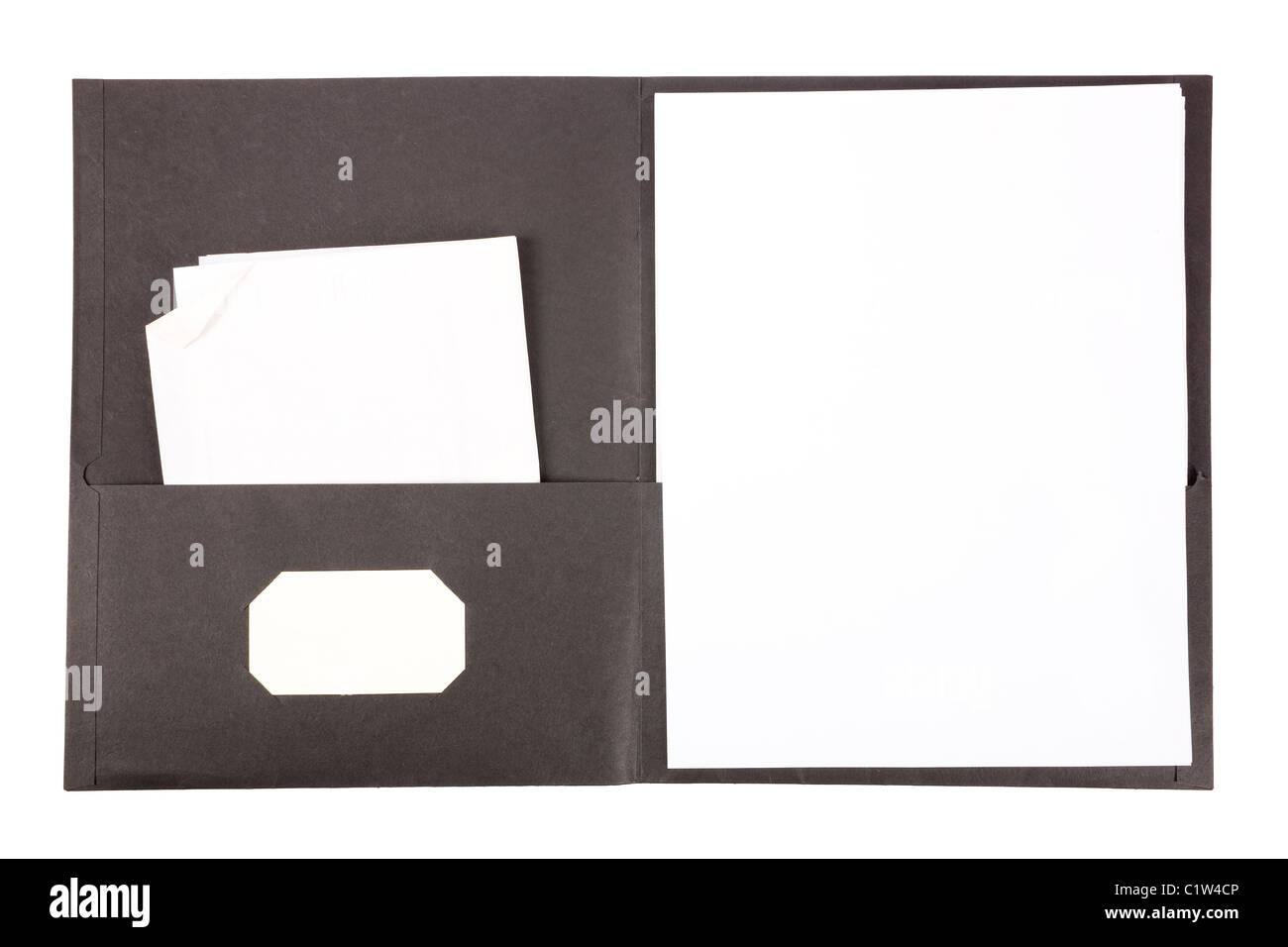 file folder with white background Stock Photo - Alamy