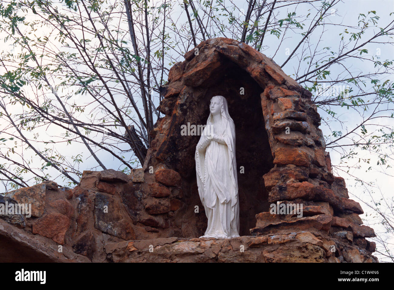 Shrine to the Virgin Mary Stock Photo - Alamy