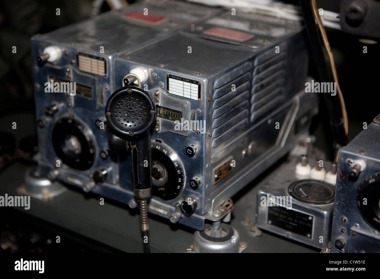 Radio transmission system in Boeing B-29 Superfortress plane, Fort ...