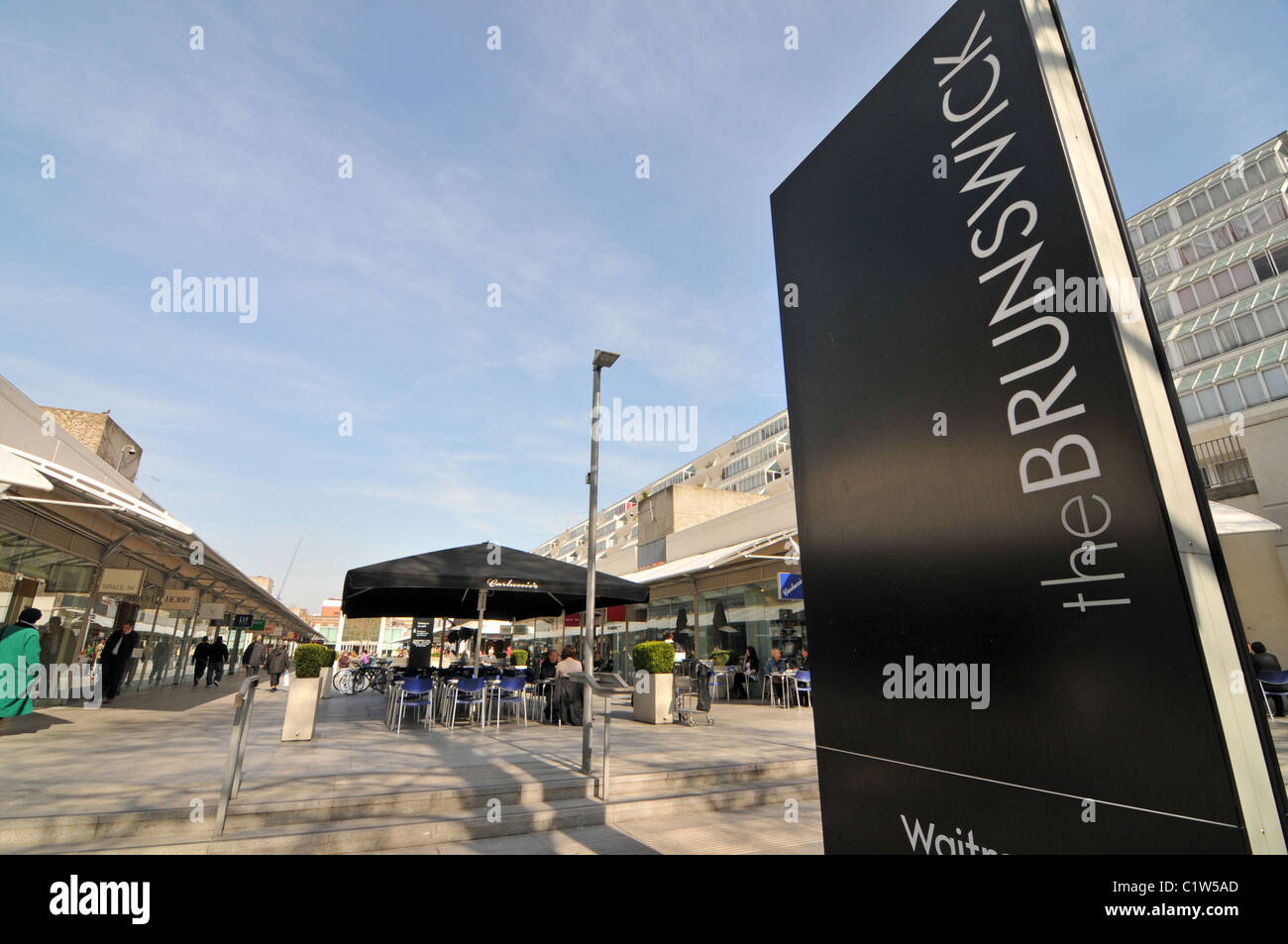 The Brunswick Centre Russell Square London shopping centre Stock Photo ...