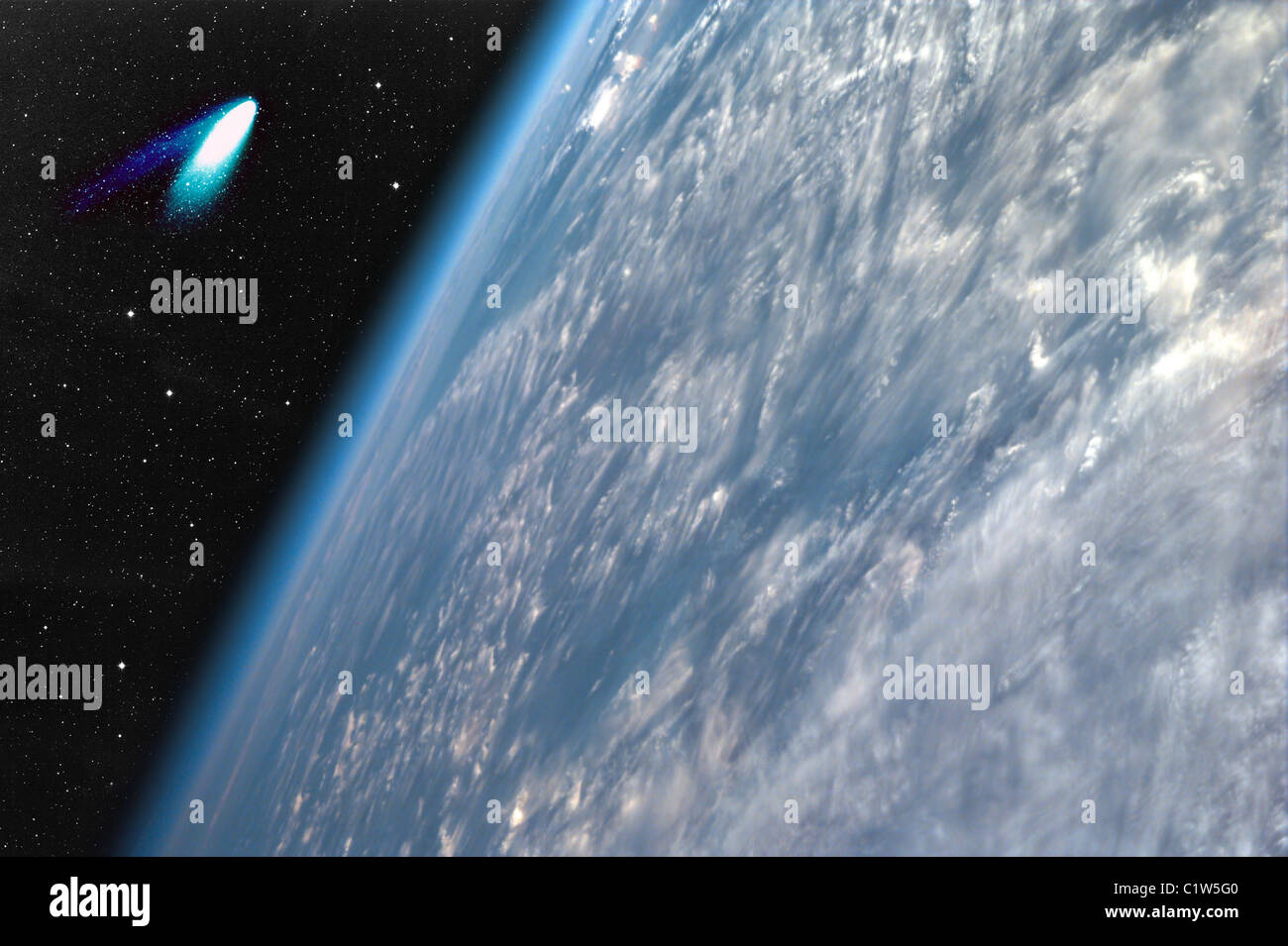 Comets close to earth hi-res stock photography and images - Alamy