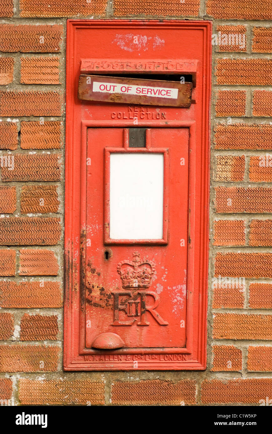 Out of Service Post Box in Treforest, South Wales, UK Stock Photo - Alamy