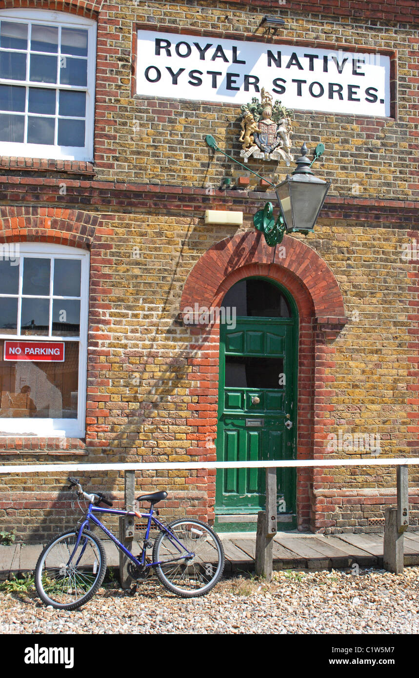 The Royal Native Oyster Stores in Whitstable, Kent, England Stock Photo ...