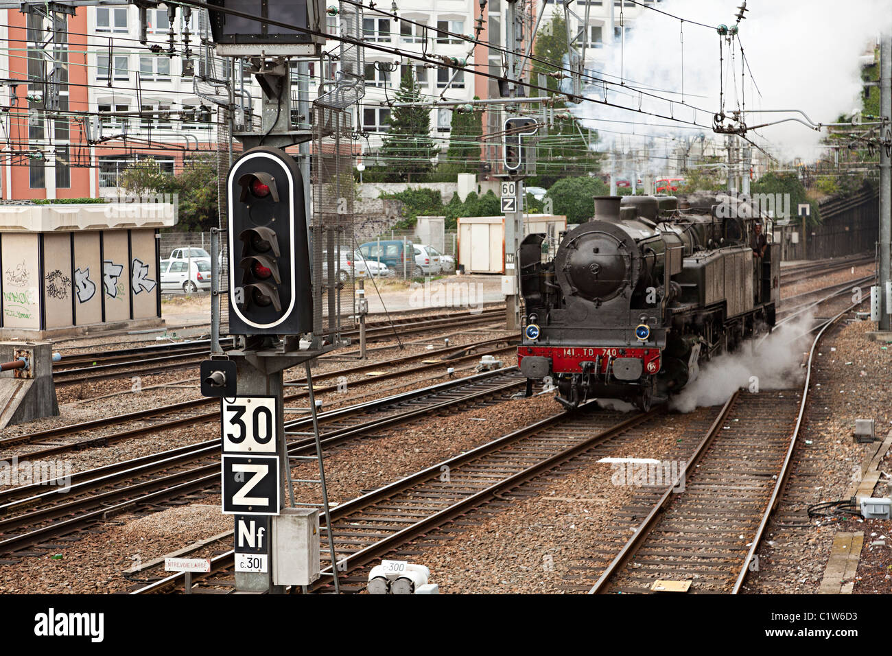 Steam locomotive france hi-res stock photography and images - Alamy