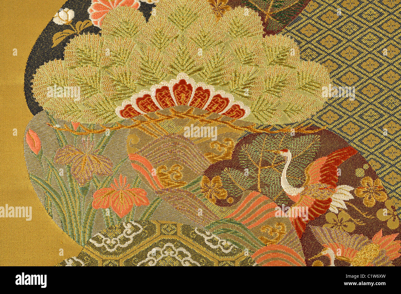 Japanese fabric crane hi-res stock photography and images - Alamy