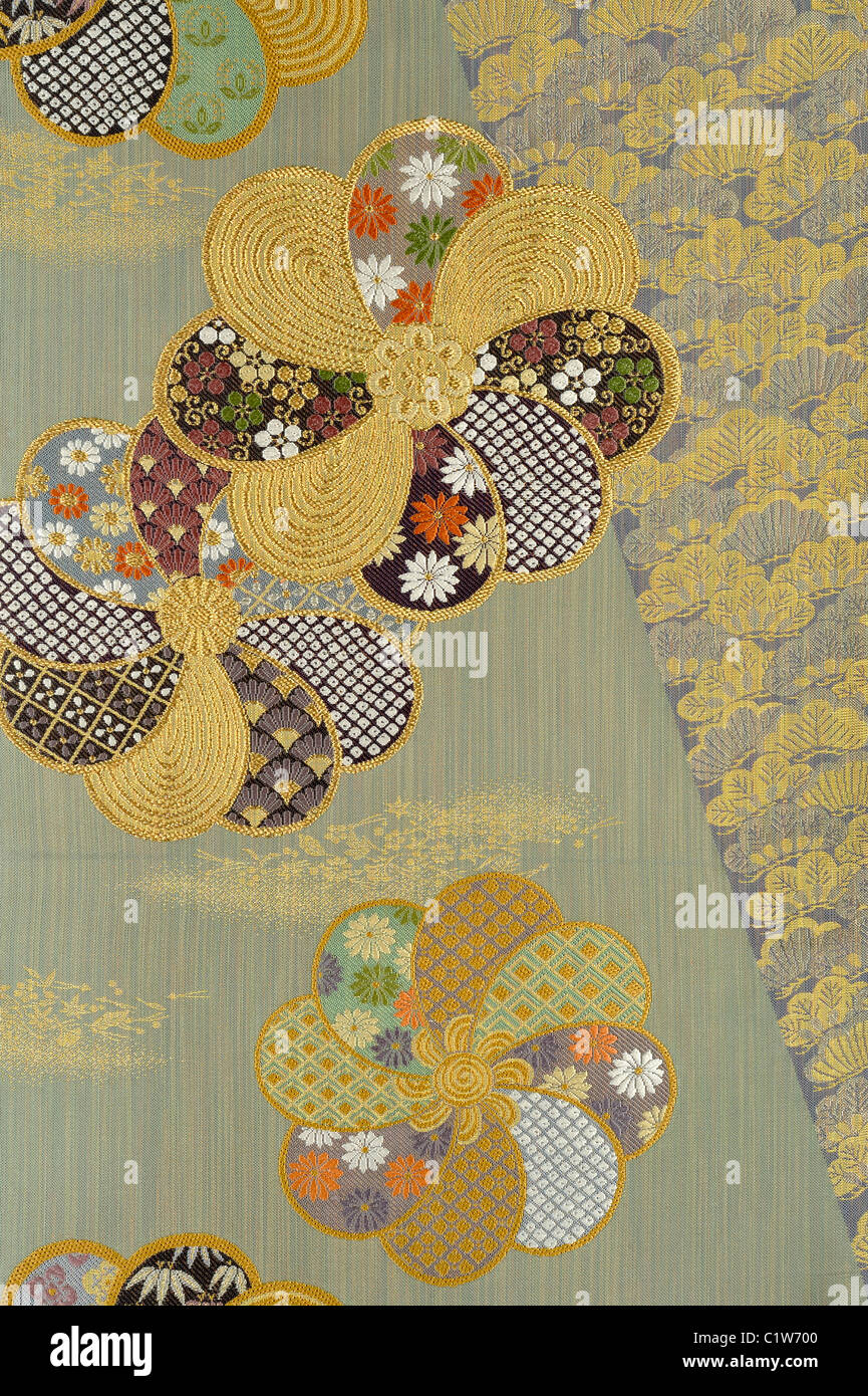 Detail of Japanese textile print Stock Photo - Alamy