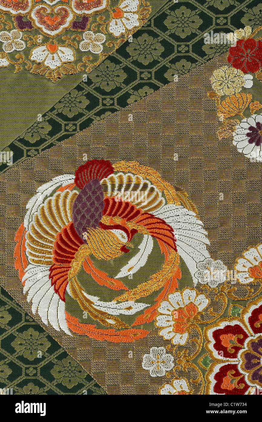 Detail of Japanese textile print Stock Photo - Alamy