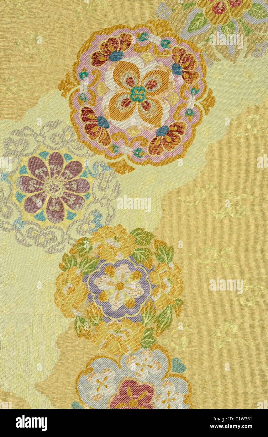 Detail of Japanese textile print Stock Photo - Alamy