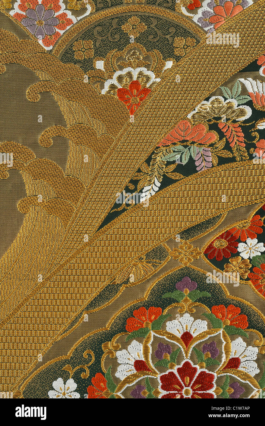 Detail of Japanese textile print Stock Photo - Alamy