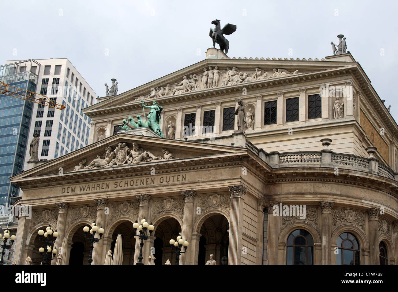 The Opera House of Frankfurt, Germany Stock Photo - Alamy