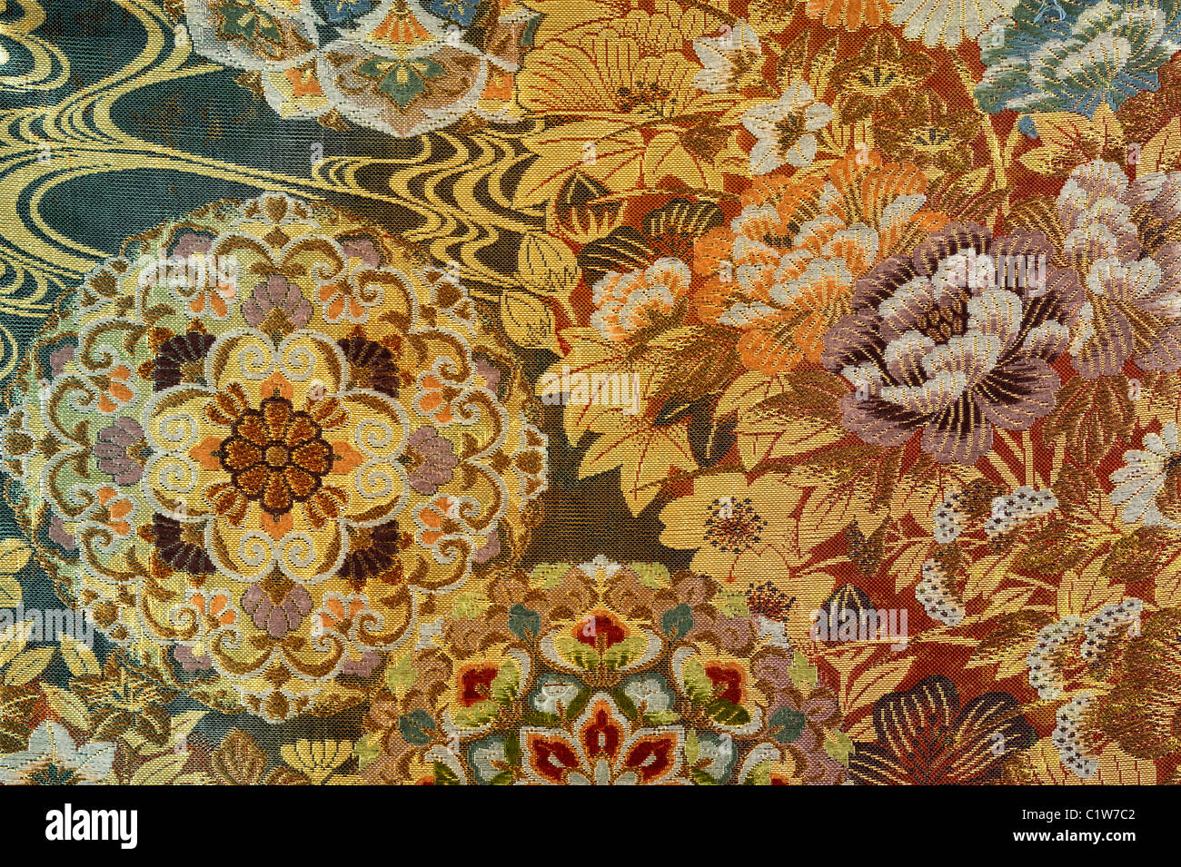 Kimono fabric detail hi-res stock photography and images - Alamy