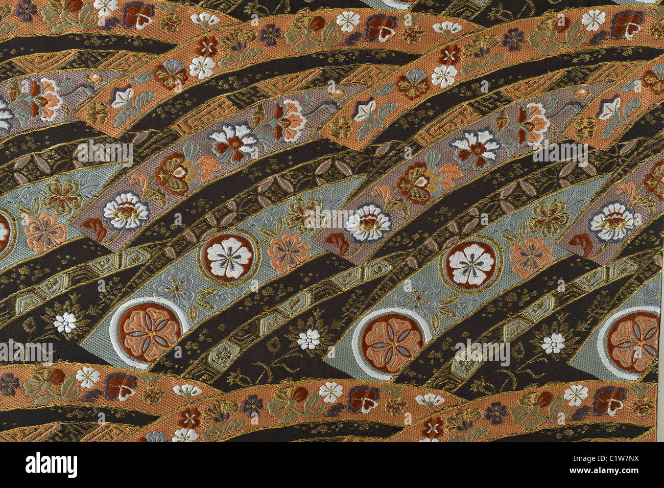 Detail of Japanese textile print Stock Photo - Alamy