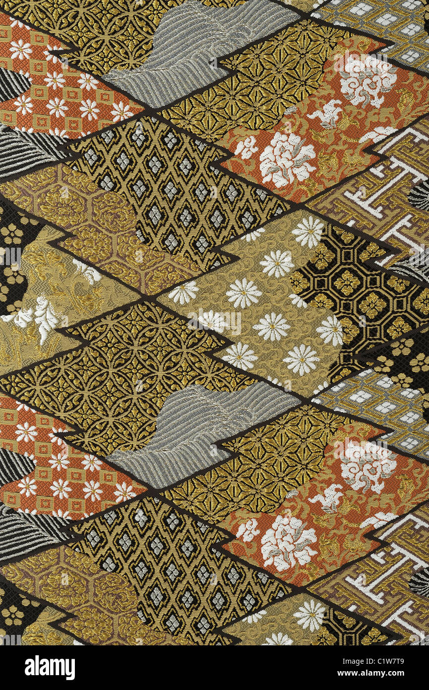 Detail of Japanese textile print Stock Photo - Alamy