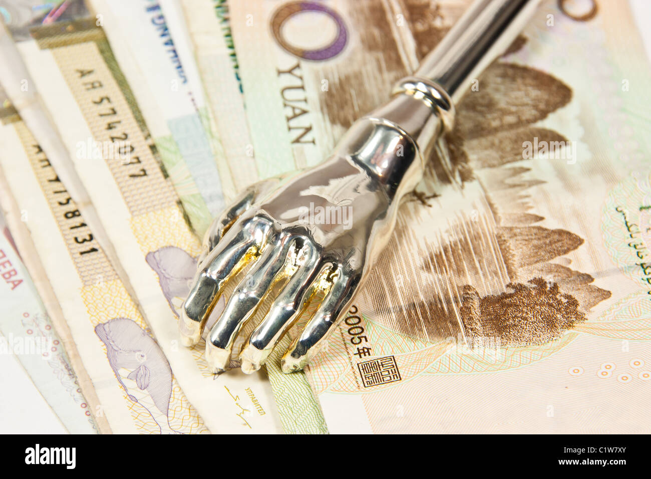 Iron hand hi-res stock photography and images - Alamy