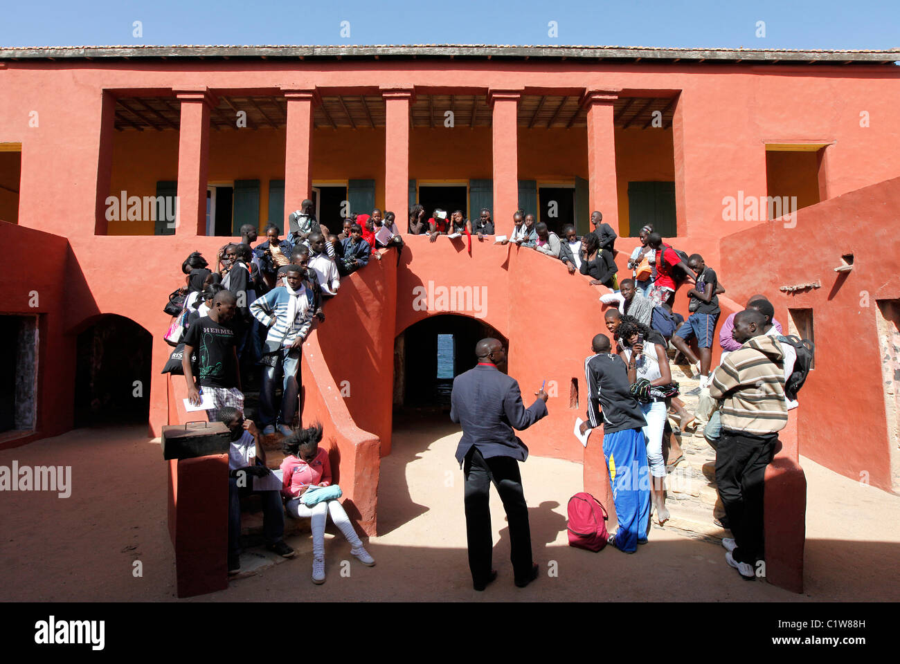 Senegal: Slave House on Gorèe island, Dakar Stock Photo - Alamy