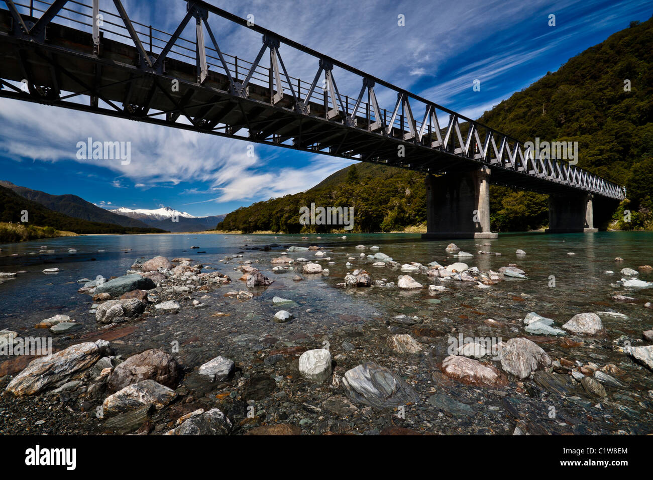 Mount cook bridge new zealand hi-res stock photography and images - Alamy