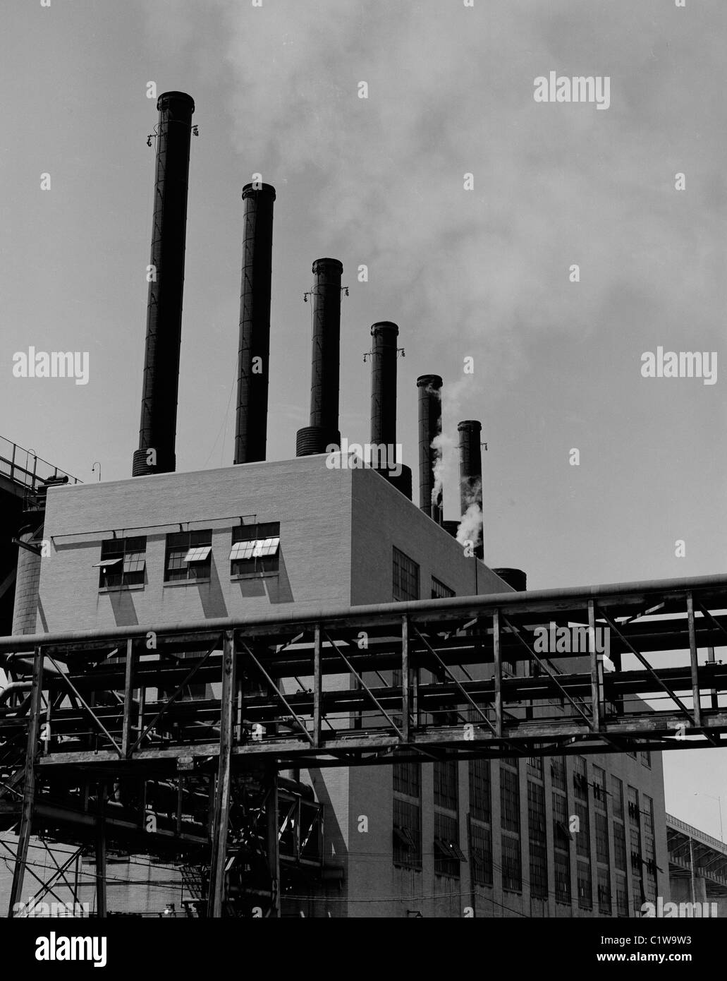 USA, Pennsylvania, Philadelphia, Power plant of Publicker Industries ...