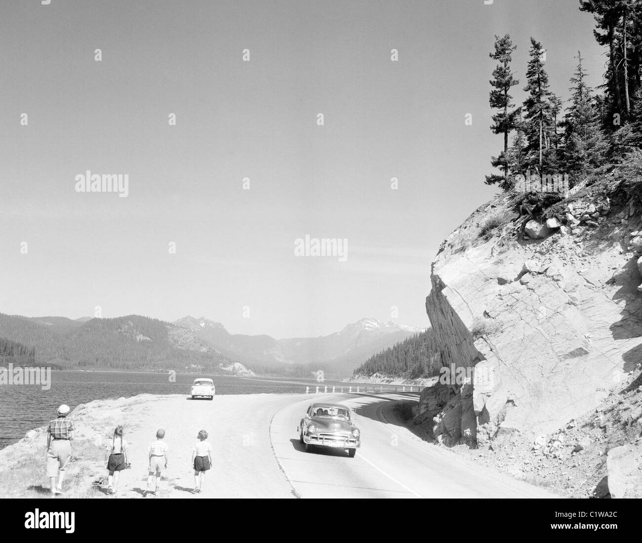 USA, Washington State, Highway 10 in Cascade Mountains Stock Photo - Alamy