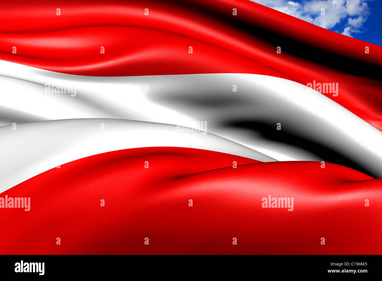 National flag austria waving realistic hi-res stock photography and ...