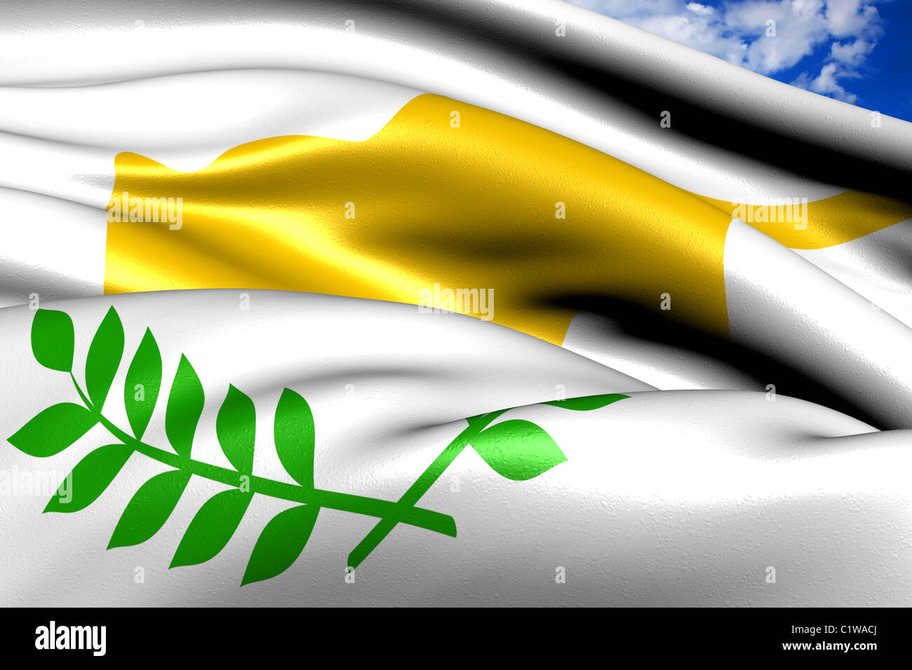 Flag of Cyprus Stock Photo - Alamy