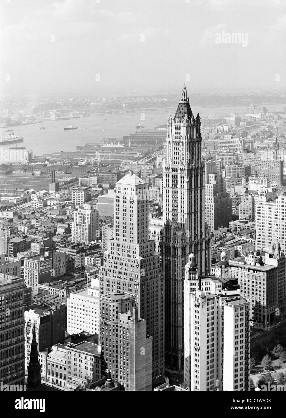 USA, New York City, View from the City Service Building Stock Photo - Alamy