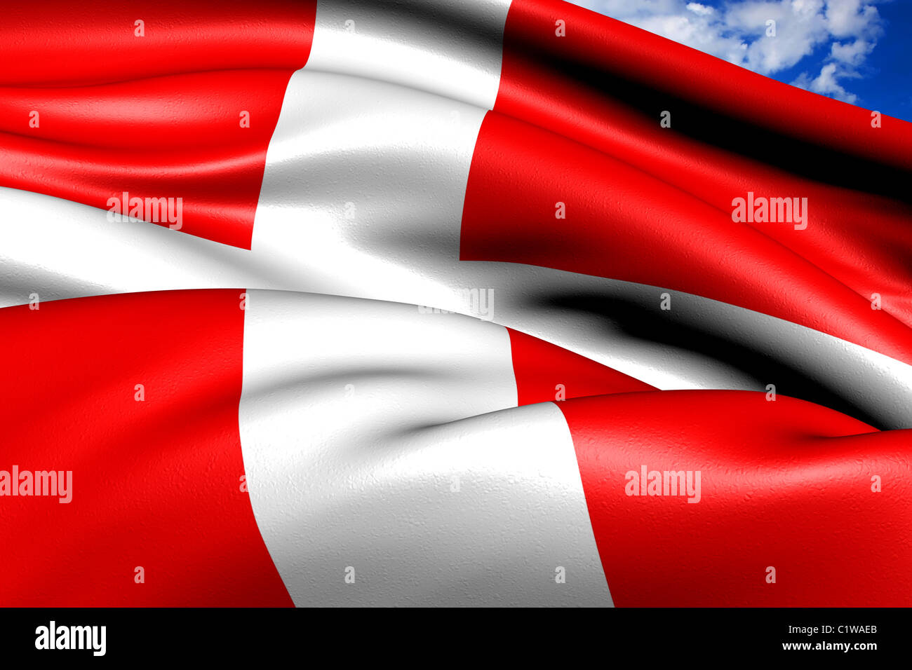 Flag of Denmark Stock Photo - Alamy