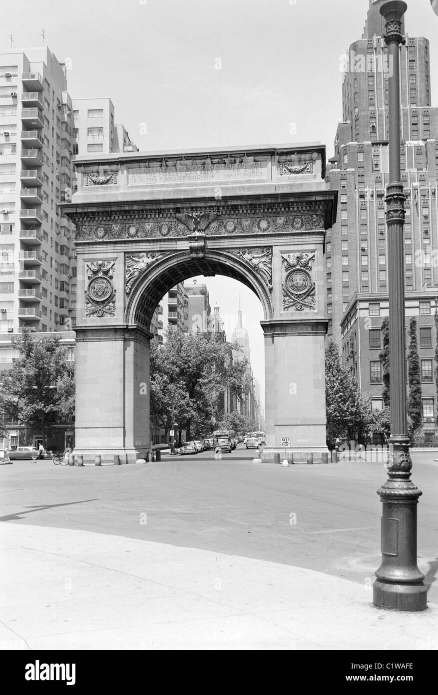 USA, New York State, New York City, Washington Arch Stock Photo - Alamy