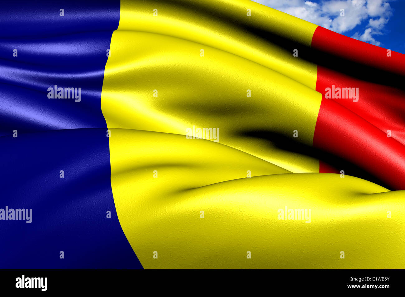 Romanian state flag hi-res stock photography and images - Alamy