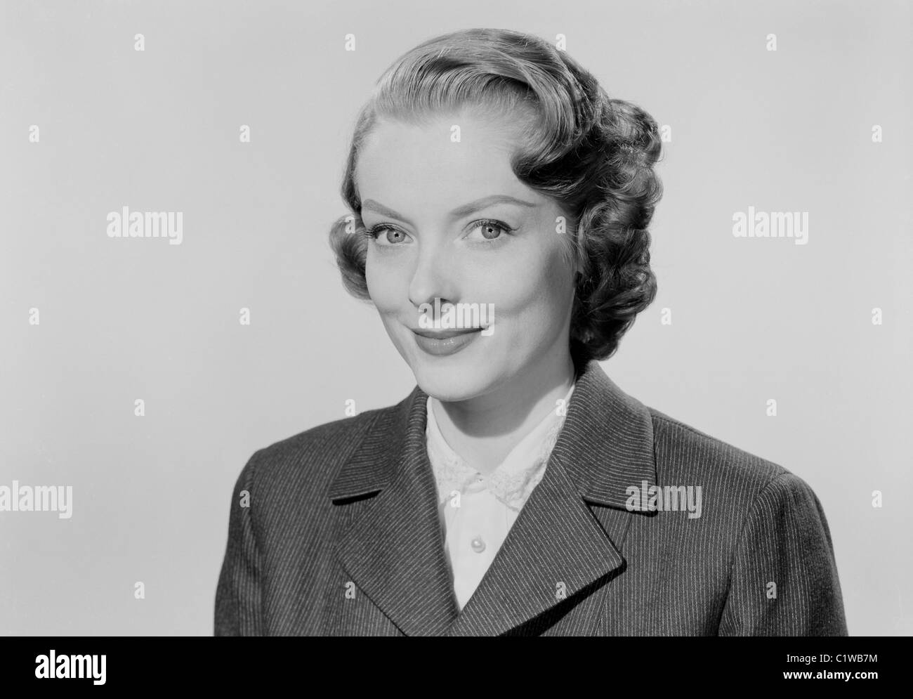 Studio woman business Black and White Stock Photos & Images - Alamy