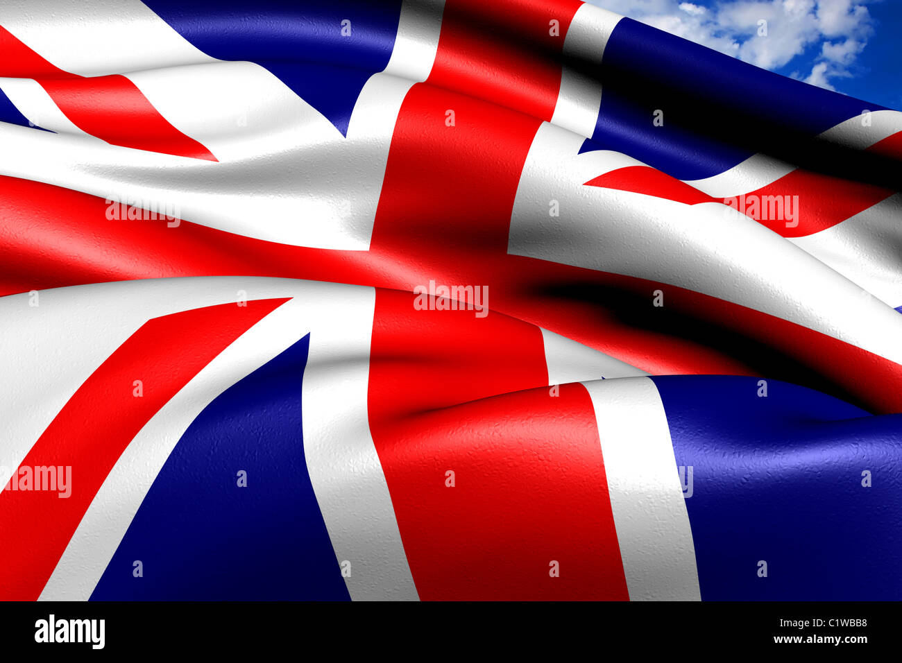 Flag of UK Stock Photo - Alamy