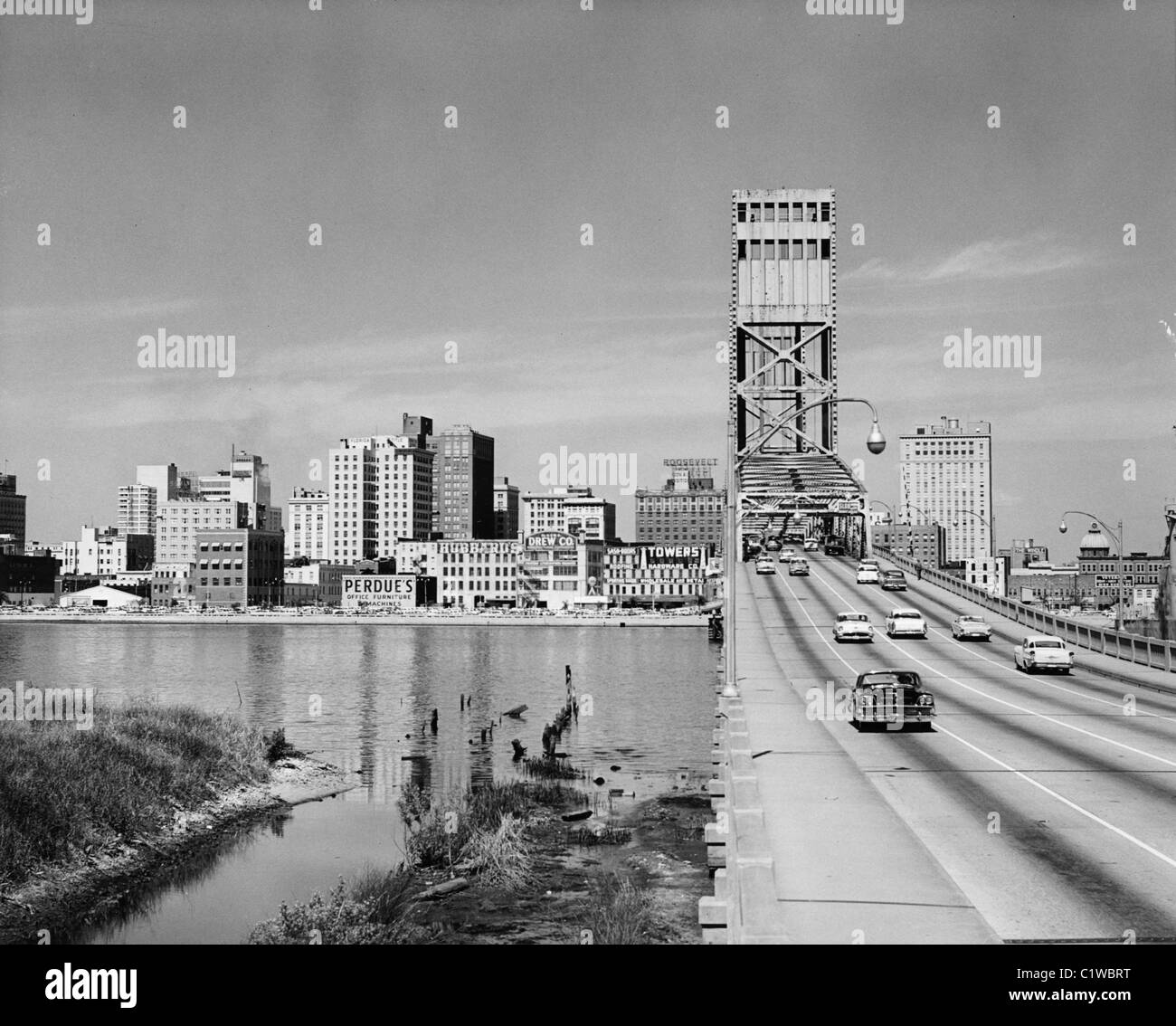 City jacksonville florida on Black and White Stock Photos & Images - Alamy