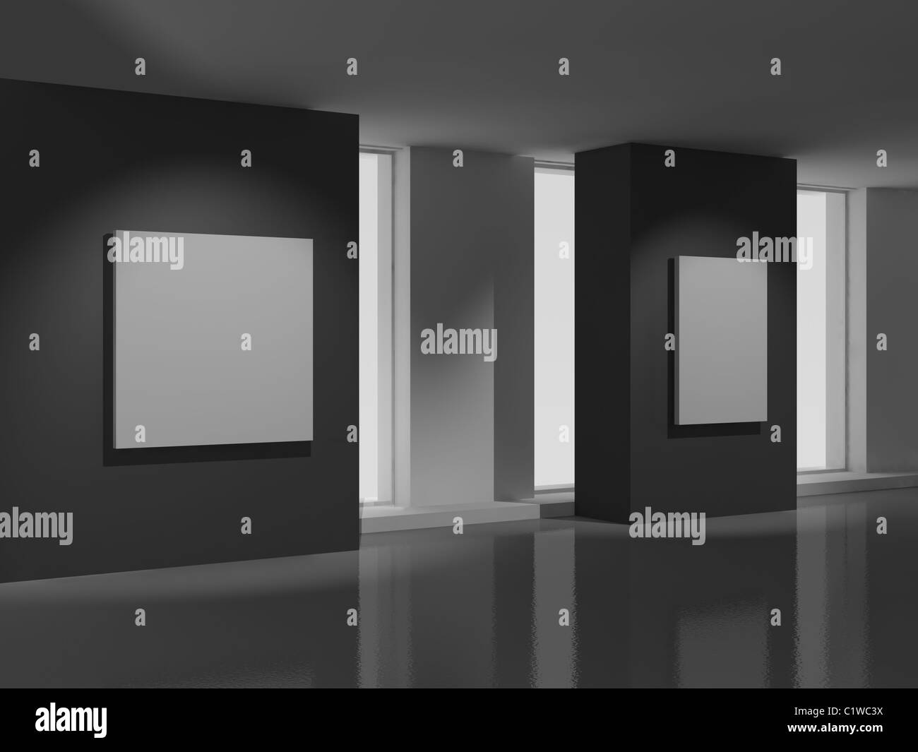 Looking at paintings Black and White Stock Photos & Images - Alamy
