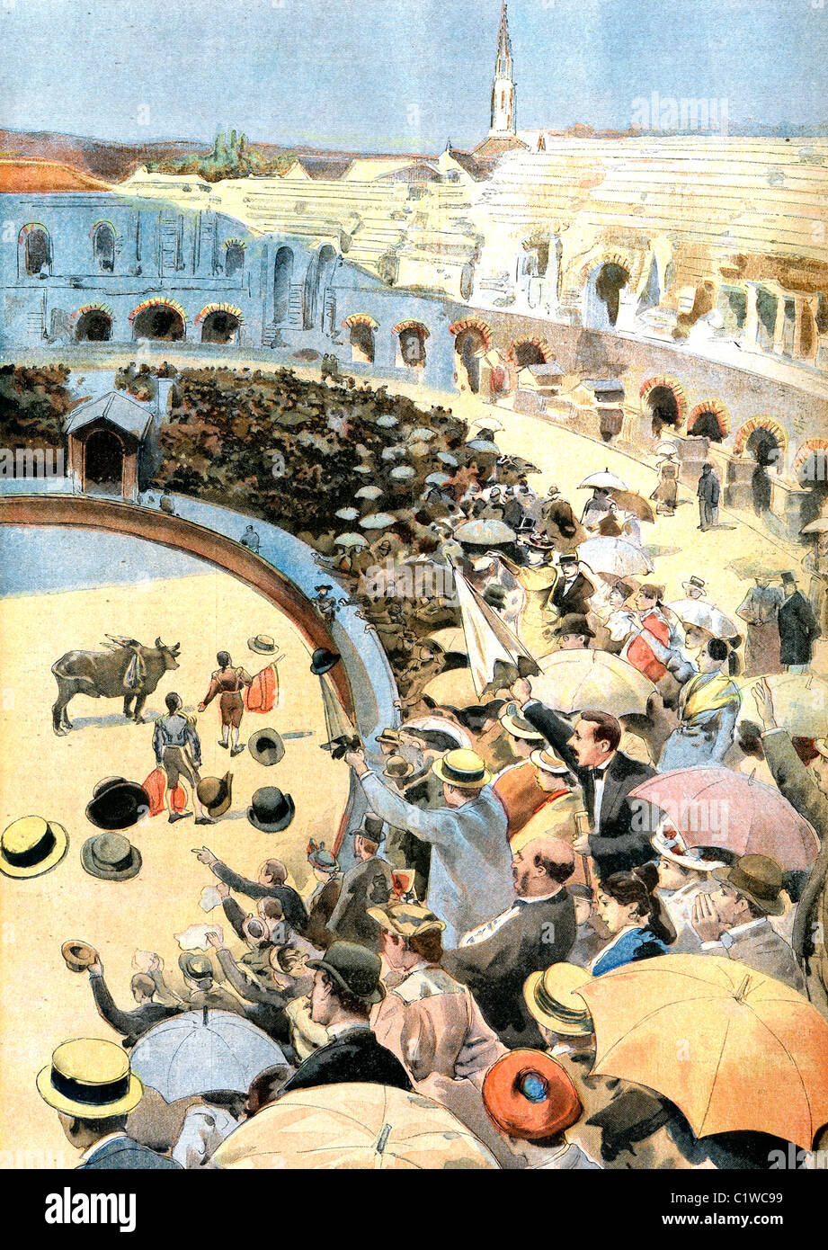 Amphitheatre illustration hi-res stock photography and images - Alamy